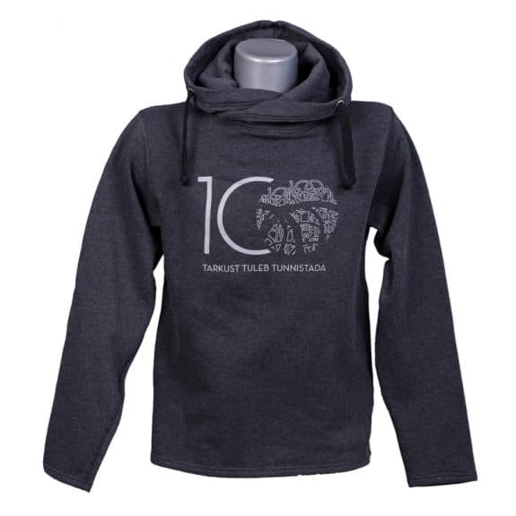 Kapuutsiga must pusa „Rahvusülikool 100“, eestikeelse logoga | Tartu ...